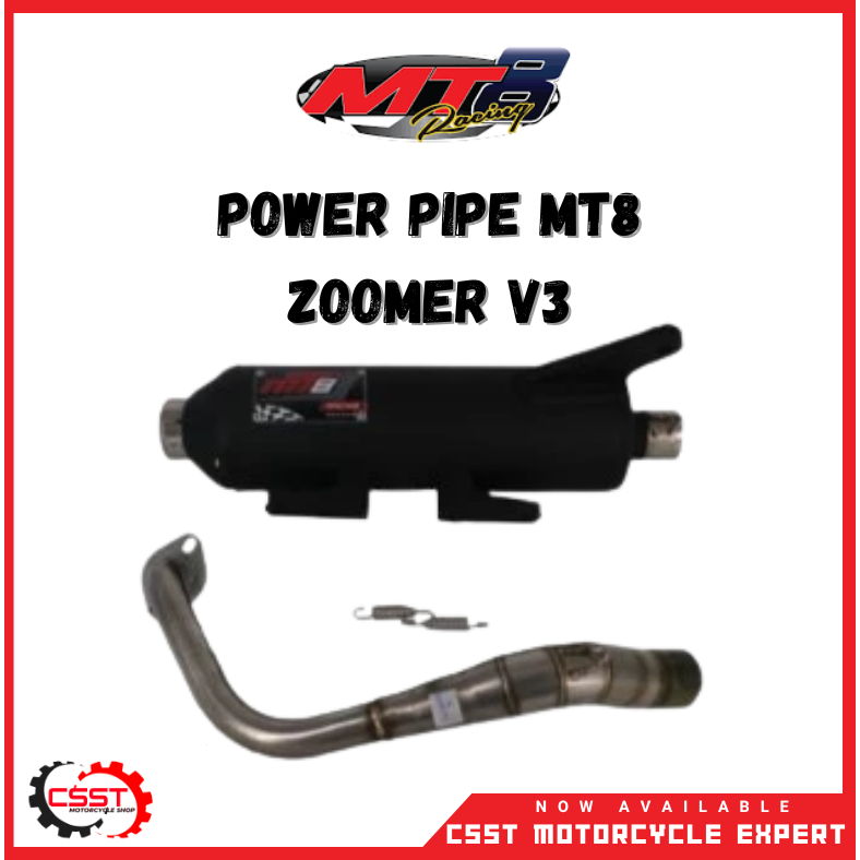 MT8 POWER PIPE FOR ZOOMER V3 (BLACK) ORIGINAL) | Shopee Philippines