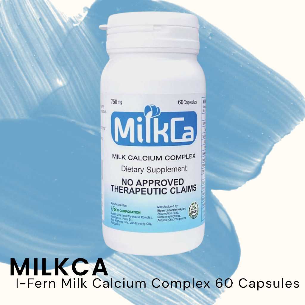 Ifern Milkca Calcium Complex 60Capsules 100% Calcium from Cows Milk ...