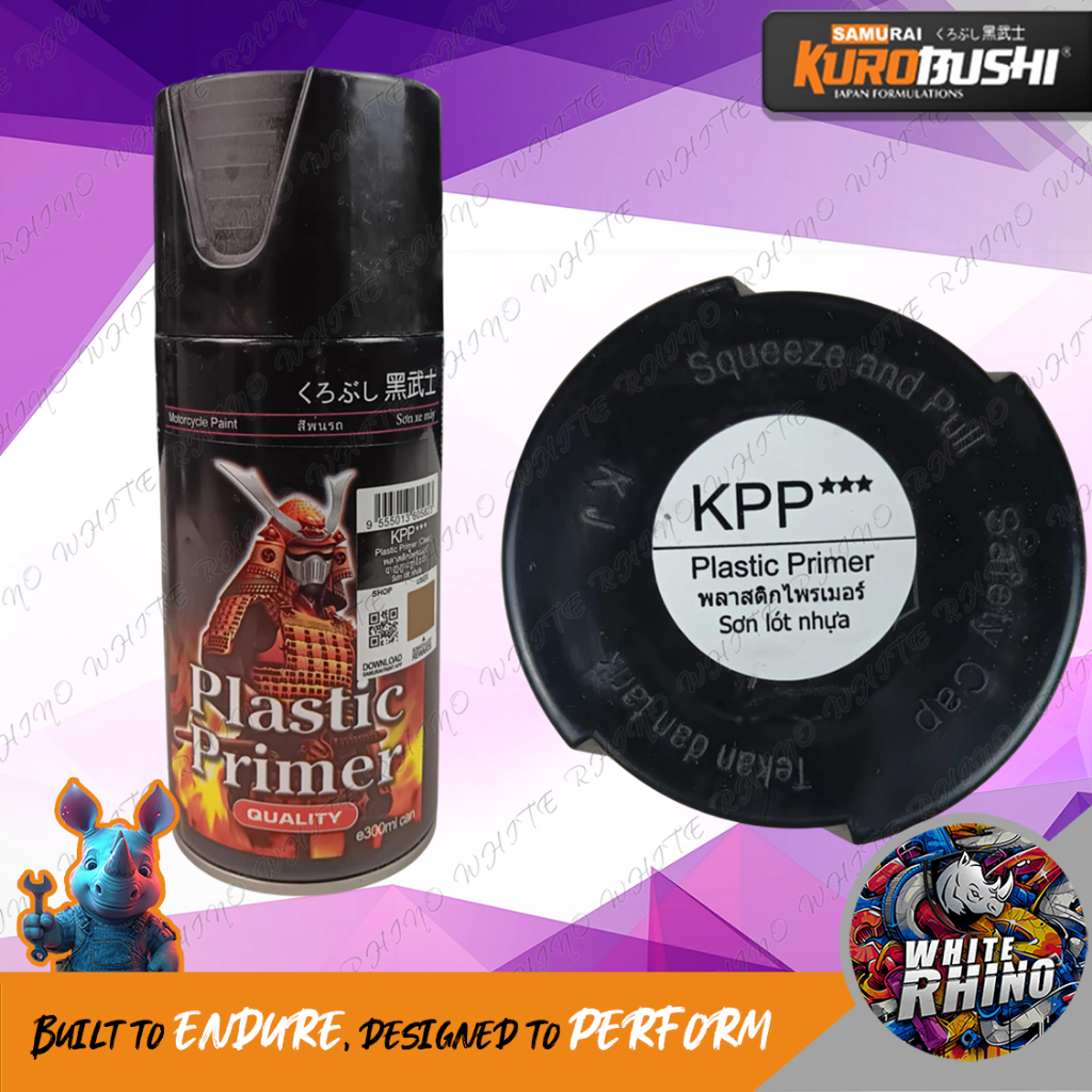 SAMURAI PAINT KPP*** PLASTIC PRIMER - 400ML | KPP *** 400 ML | Shopee ...