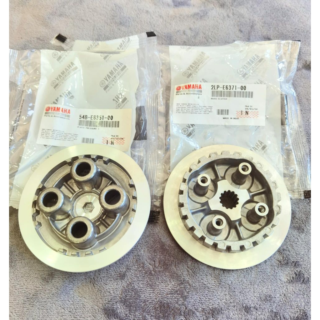 Clutch boss with Pressure plate set YTX125 Yamaha Genuine Parts Made in ...