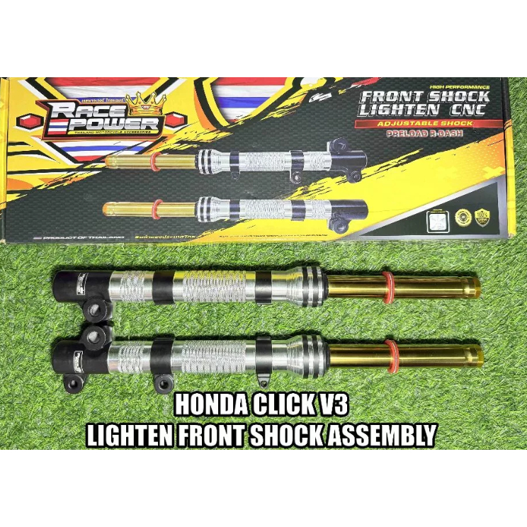 RACE POWER FRONT SHOCK ASSEMBLY CNC FULLY ADJUSTABLE MADE IN THAILAND | Shopee Philippines