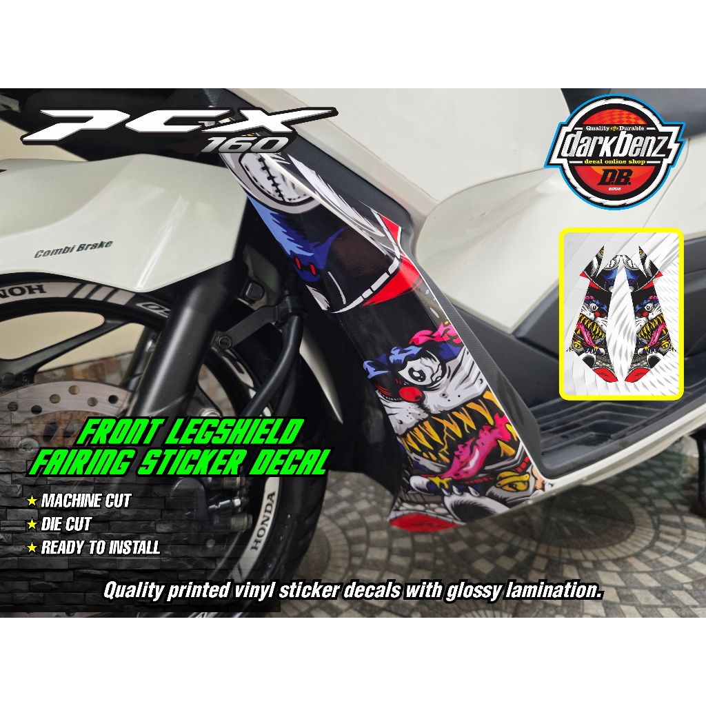 Honda PCX 160 New Concept Quality Printed Sticker Decals | custom made ...