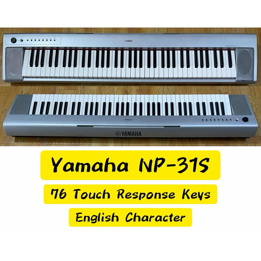 Yamaha Piaggero NP-31S (76 Touch Response Keys) Japan Surplus Keyboard ...