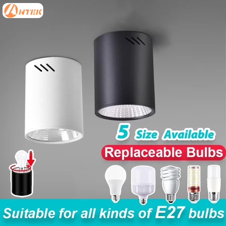 Led Surface Mounted Pin Light Downlight Ceiling Light Spotlight E27 ...