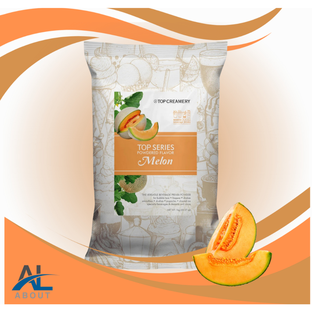 TOP Creamery Melon Flavor Powder 1kg | Shopee Philippines