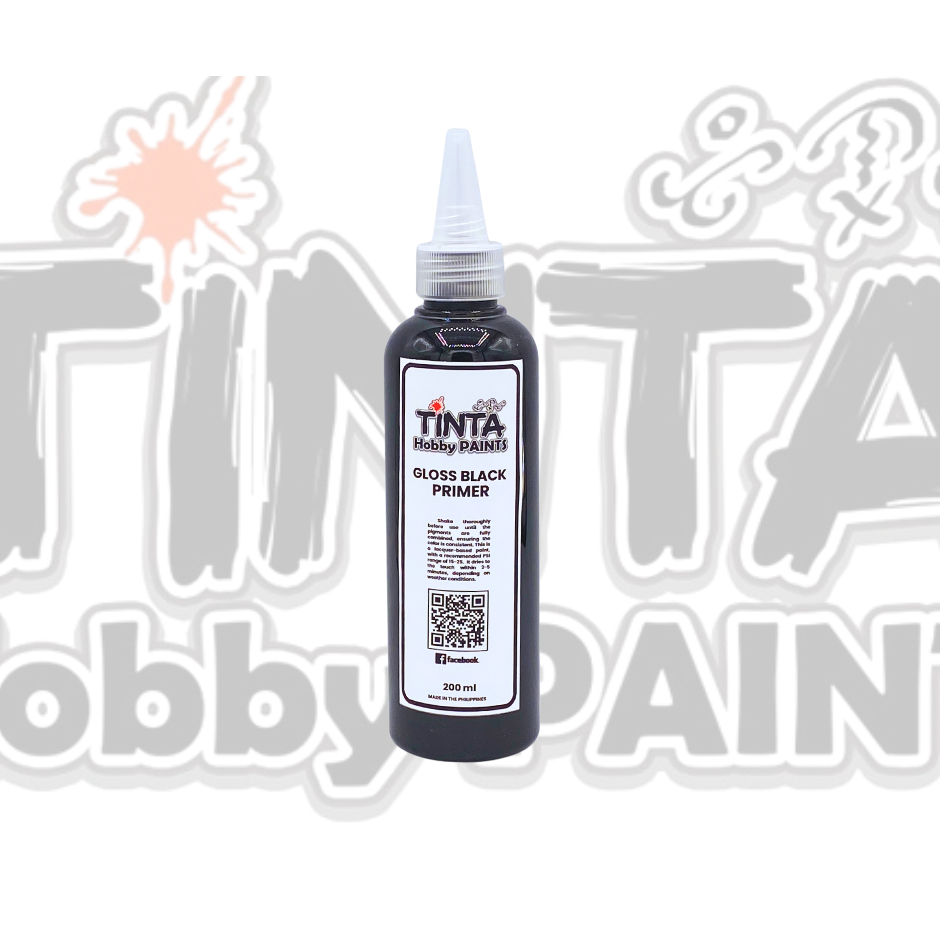 Gloss Black Primer by Tinta Hobby Paints | Shopee Philippines