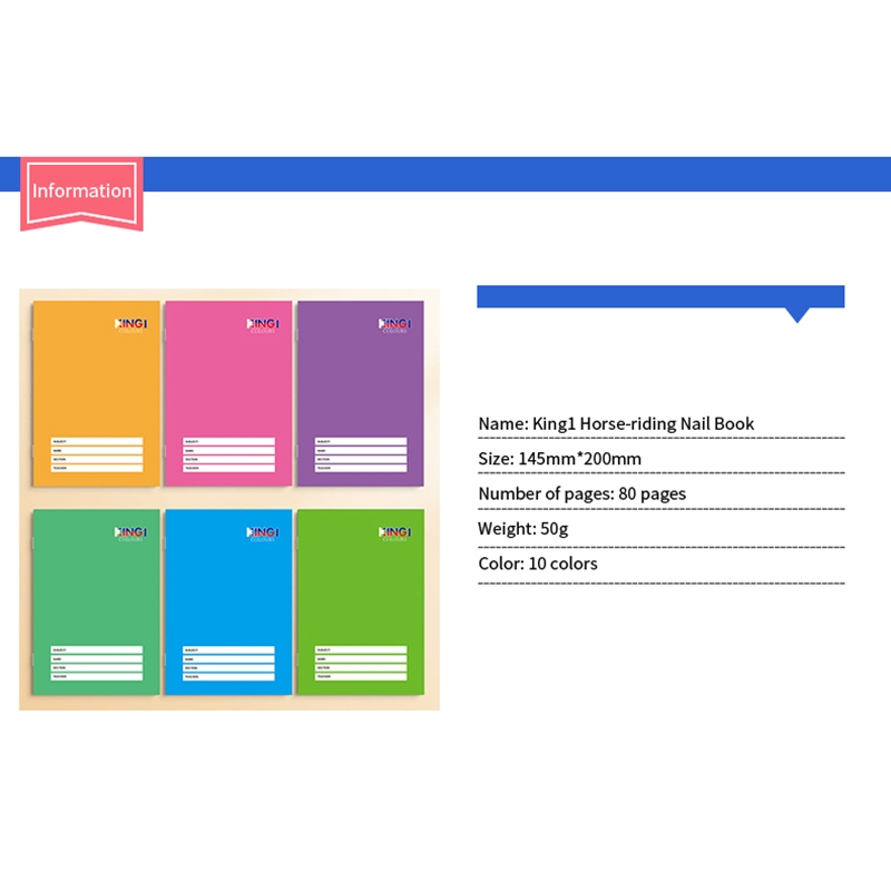 Fanvin A5 notebook 80 pages loose-leaf thickened writing book for study ...