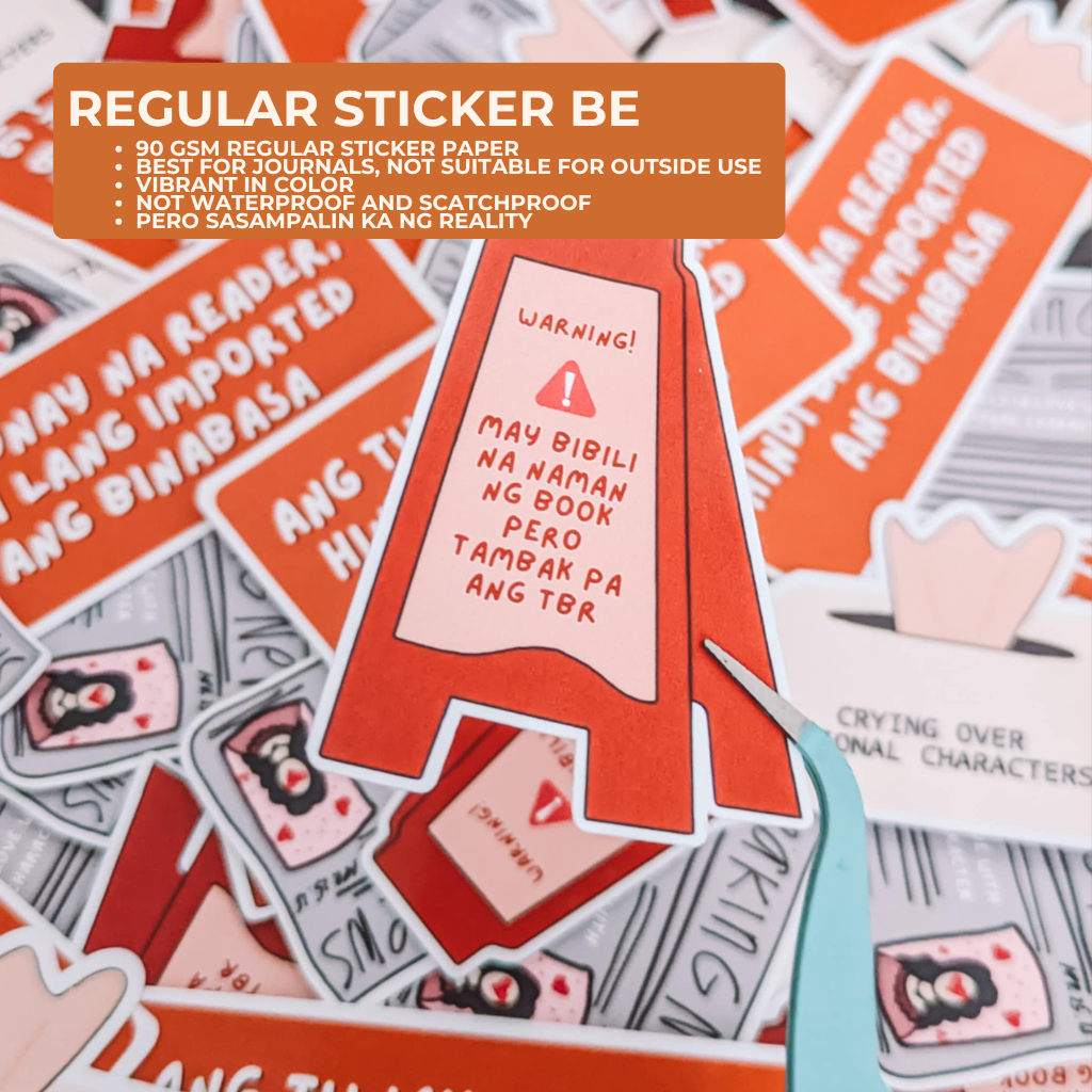 Packing Book Sticker Set (4 pcs) | Shopee Philippines