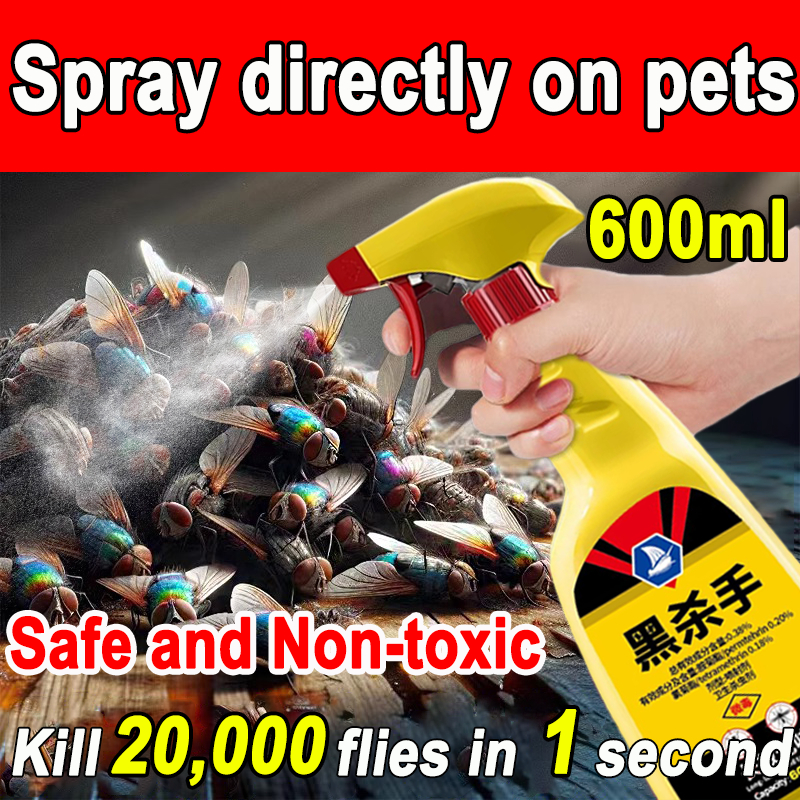 Upgraded fly killer spray odorless 600ml fly spray killer 100% flies ...