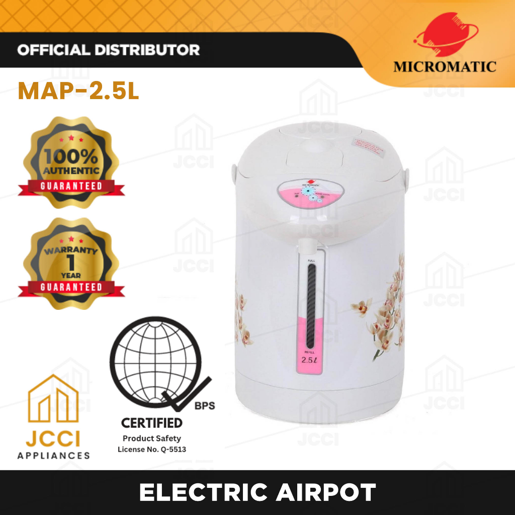 Micromatic Electric Airpot 2.5L Easy Touch Automatic Control Original w ...