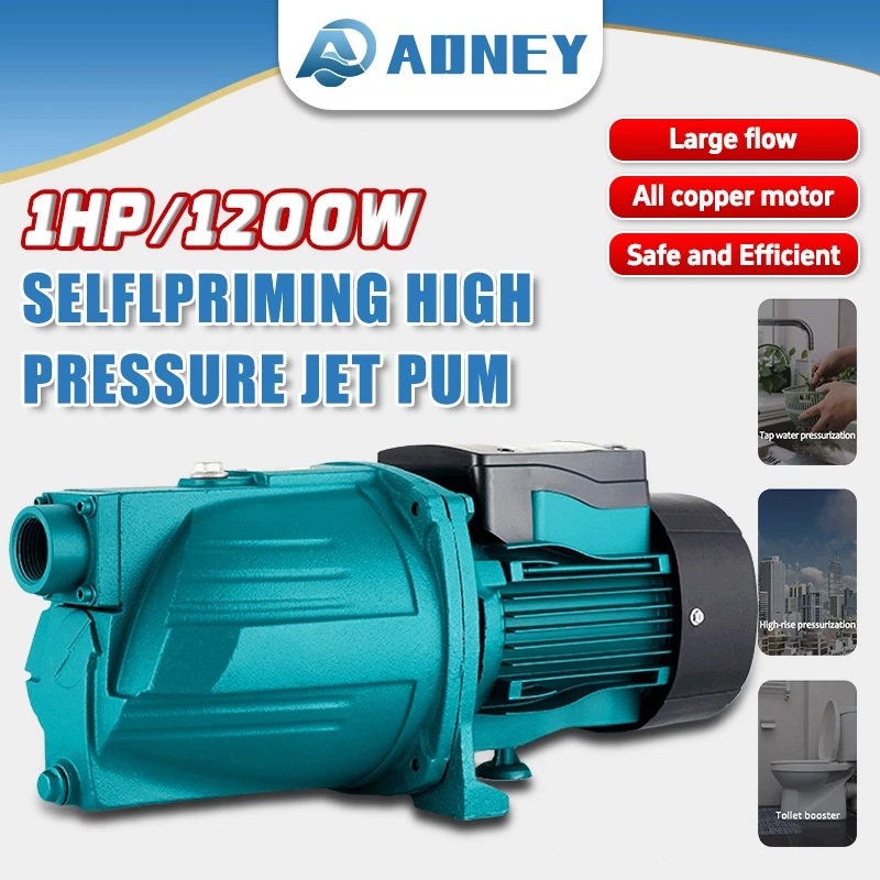 1200W/1HP Electric Jet Pump Water Pump Self Priming Jetmatic Heavy Duty ...