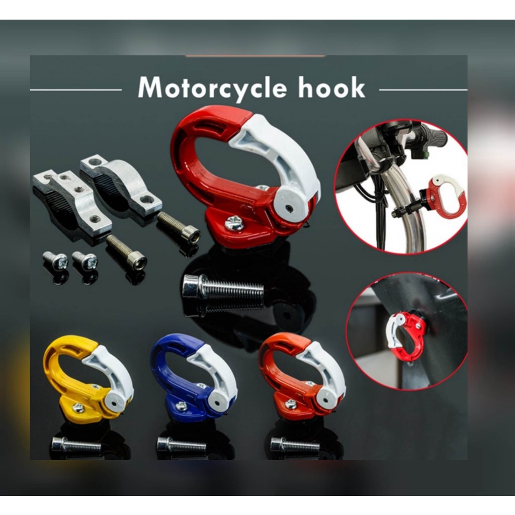 Motorcycle CR7 HOOK round universal alloy | Shopee Philippines