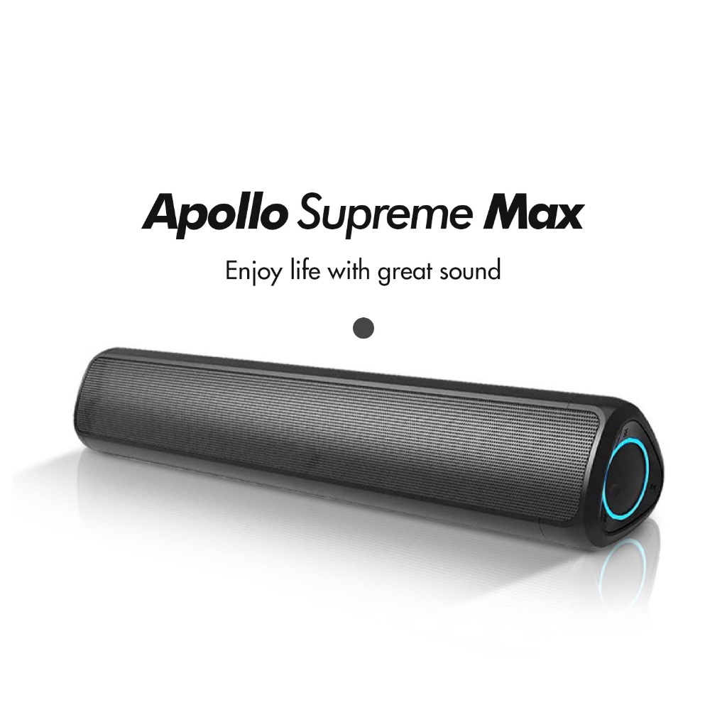 Apollo Supreme Max Wireless Soundbar Bluetooth Speaker AUX Cable ...