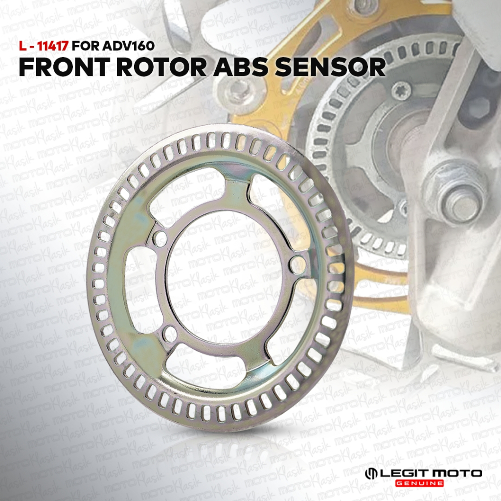 LEGITMOTO HONDA ADV 160 FRONT ROTOR ABS SENSOR DISC L-11417 FOR ADV 160 ...