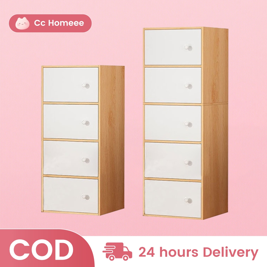 4/5/6 layer Simple style storage cabinets- bedroom cloth storage ...