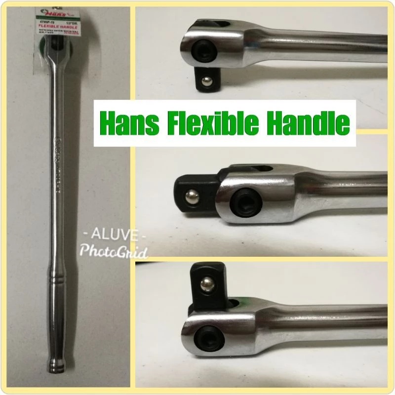 LOFTY Flexible Power Handle Set – 3/8" Drive Flexible Handle for Socket ...
