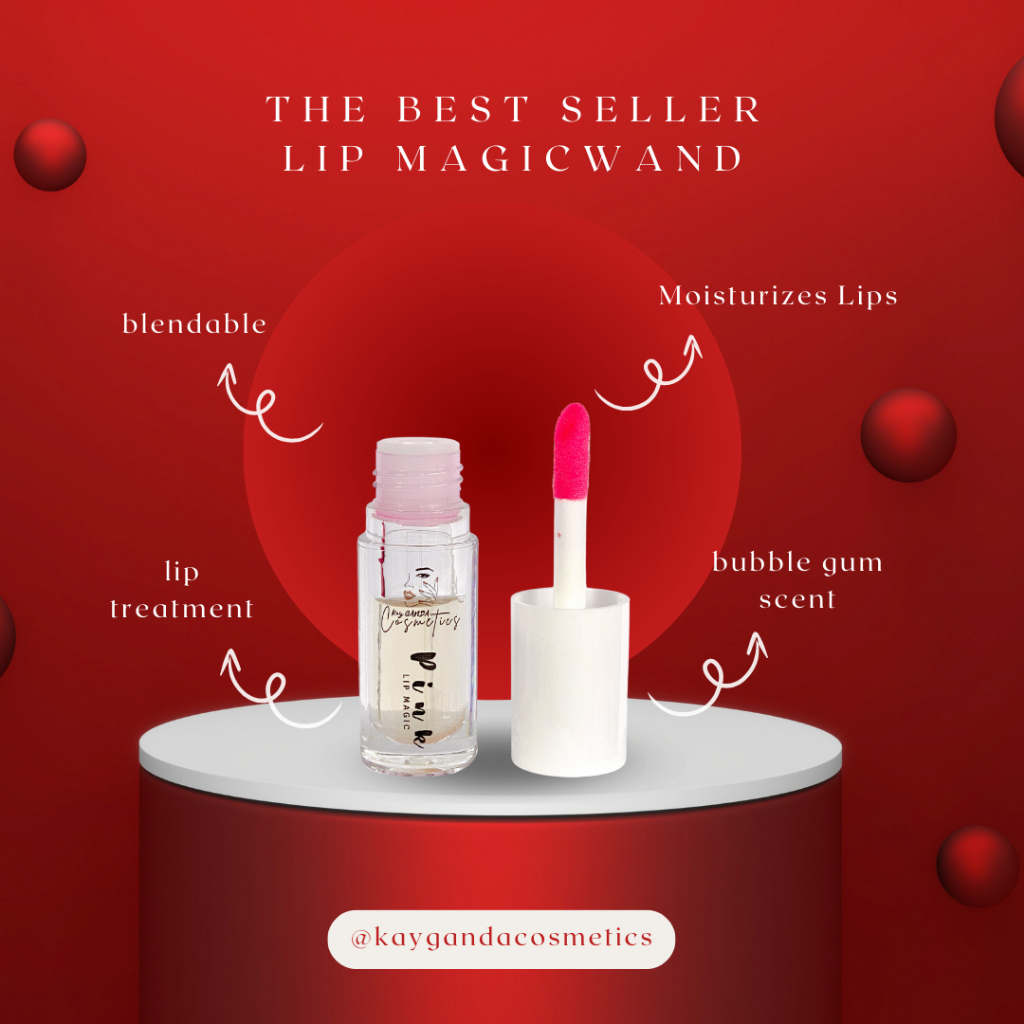 Kay GANDA Cosmetics Lip Magic Pink Wand 5ml | Shopee Philippines