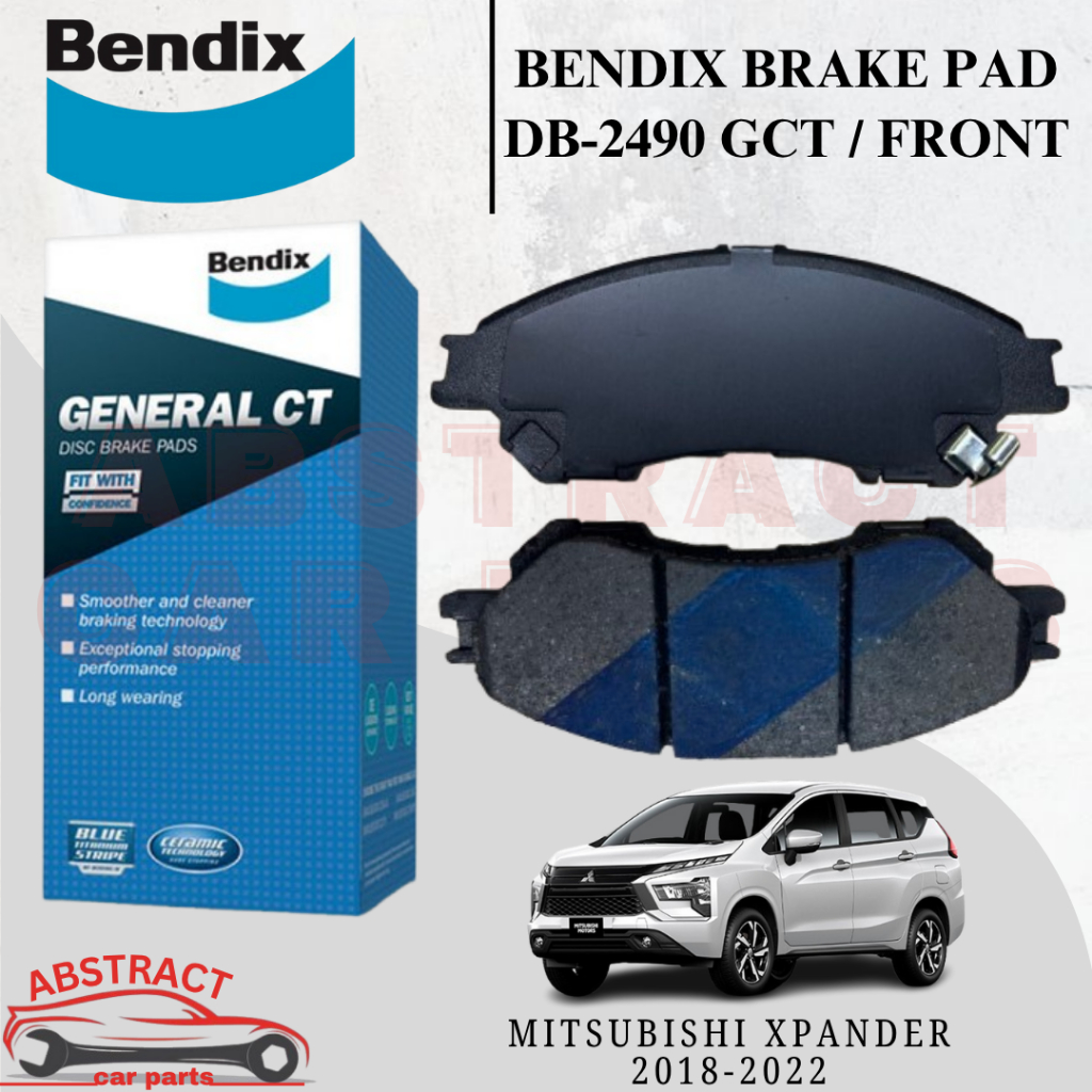 Bendix Brake Pad Front for Mitsubishi XPANDER 2018-2022 (DB-2490 GCT ...