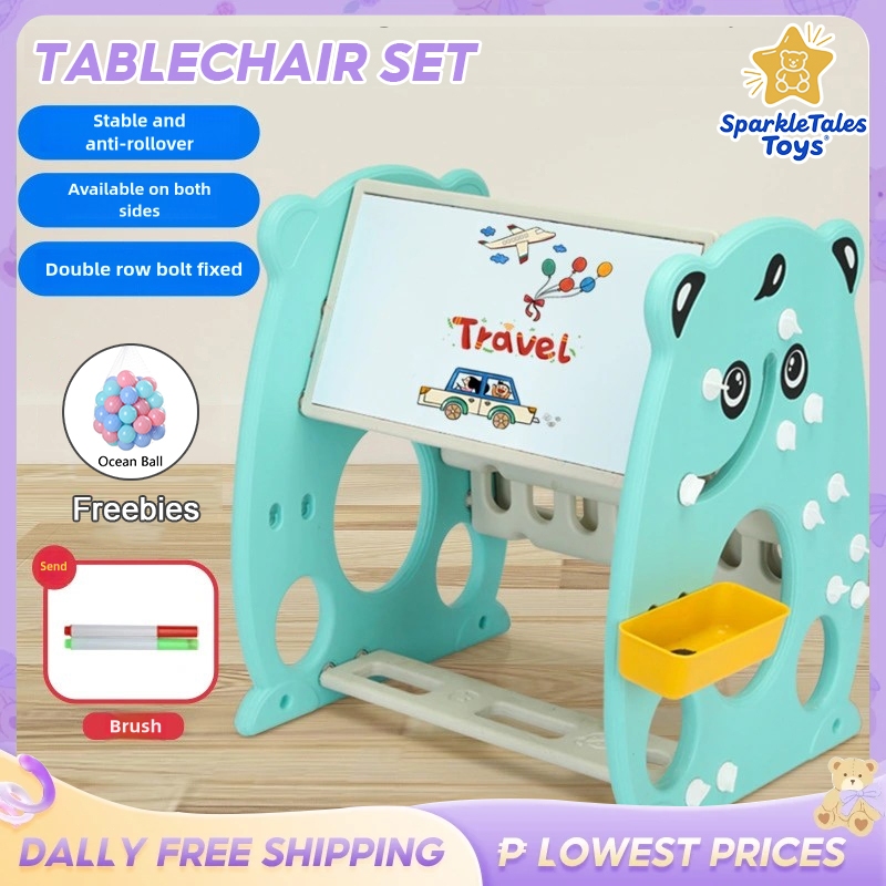 Study Table for Kids with Chair Magnetic 2in1 Children Plastic ...