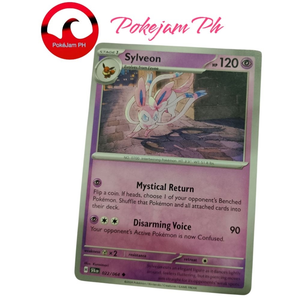 Sylveon Non Holo (Shrouded Fable) | Shopee Philippines