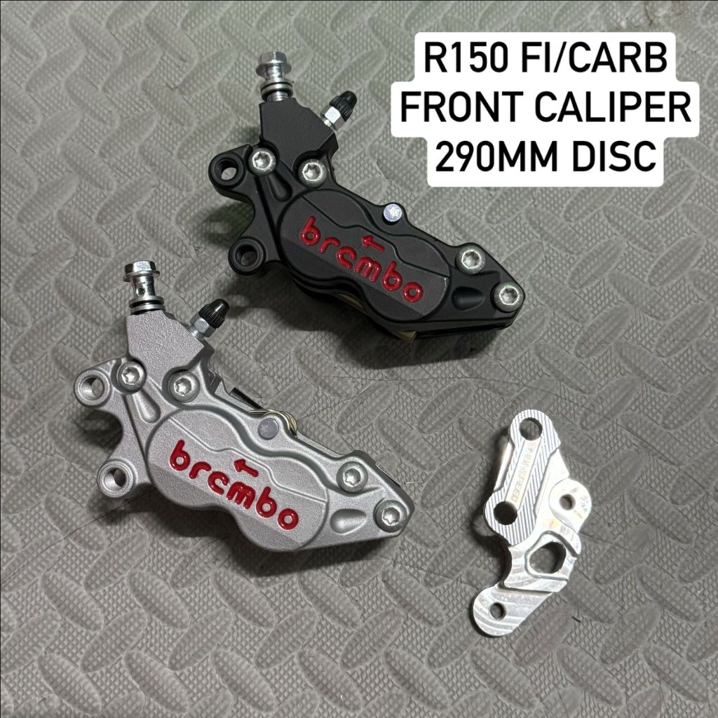 4POT Caliper w/ CNC bracket for Raider 150 fi/Raider Carb | Shopee ...