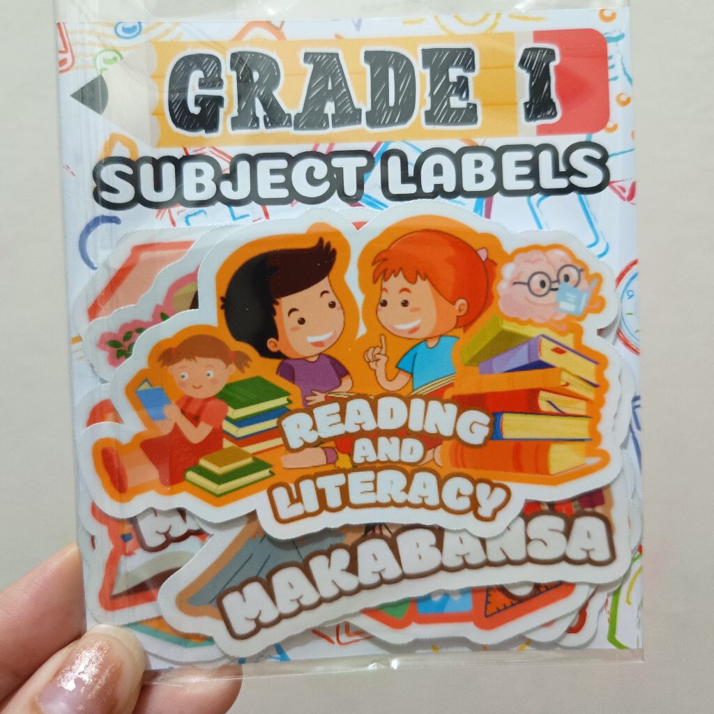 Subject Label Stickers for Notebook 1-10 Matatag Curriculum 2025-2026 ...