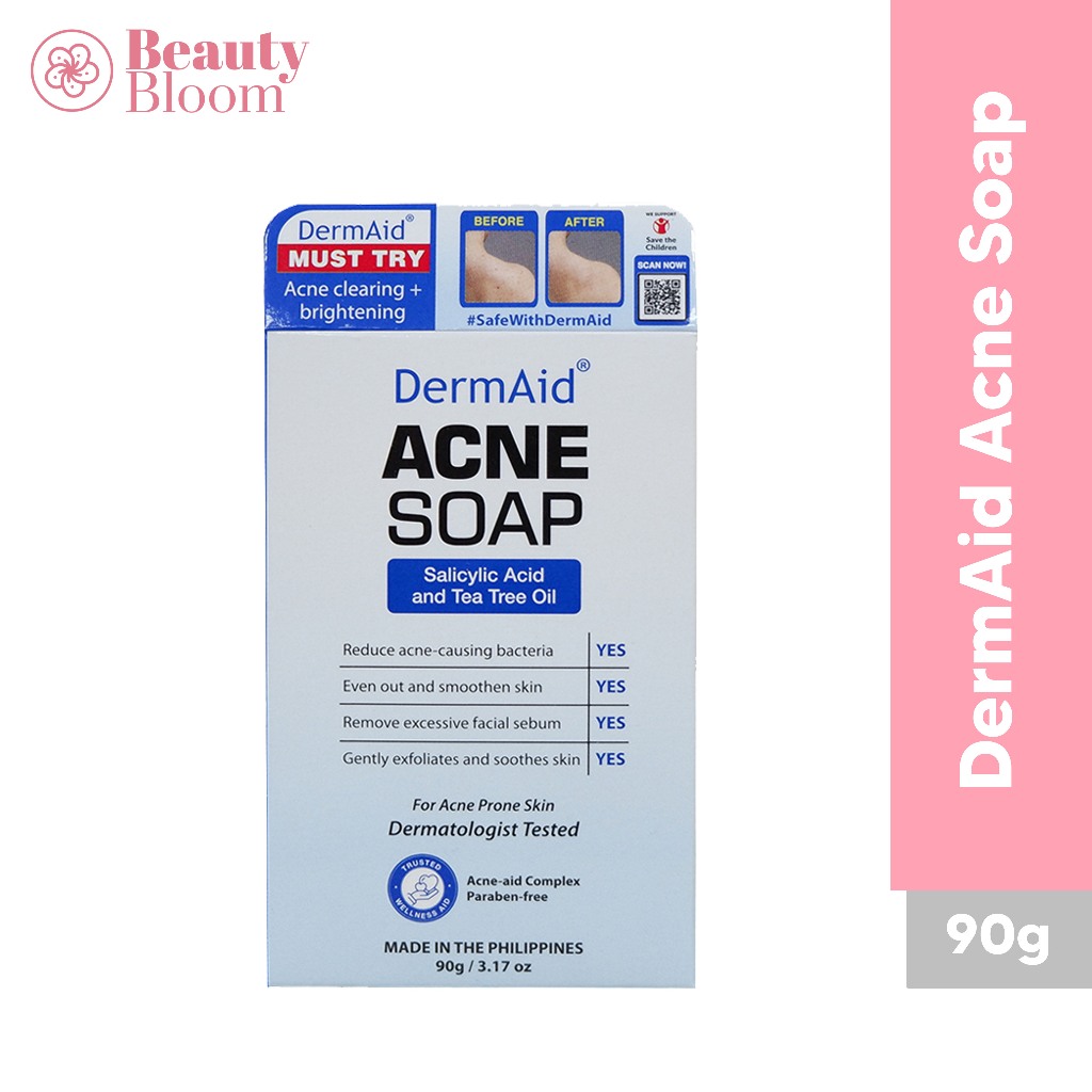 Dermaid Acne Soap 90g | Shopee Philippines