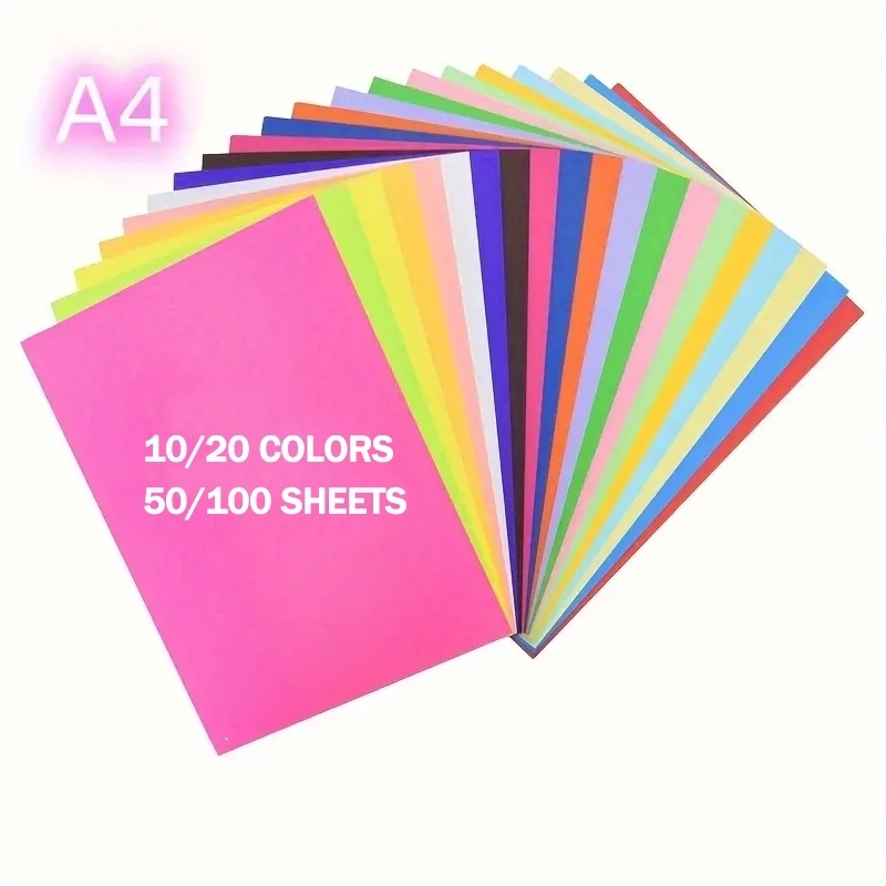 Value Pack 100 Sheets Origami Paper Double Sided Color DIY Folding ...