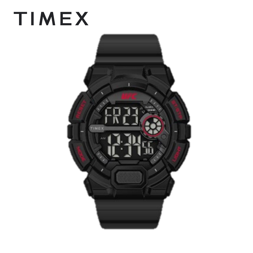Timex Ufc Striker Black Resin Digital Watch For Men TW5M53400 | Shopee ...