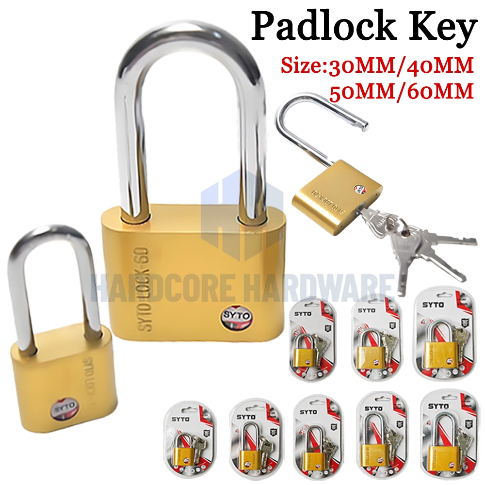 Brass Padlock Heavy-duty Security Stainless Padlock (PER PIECE ...