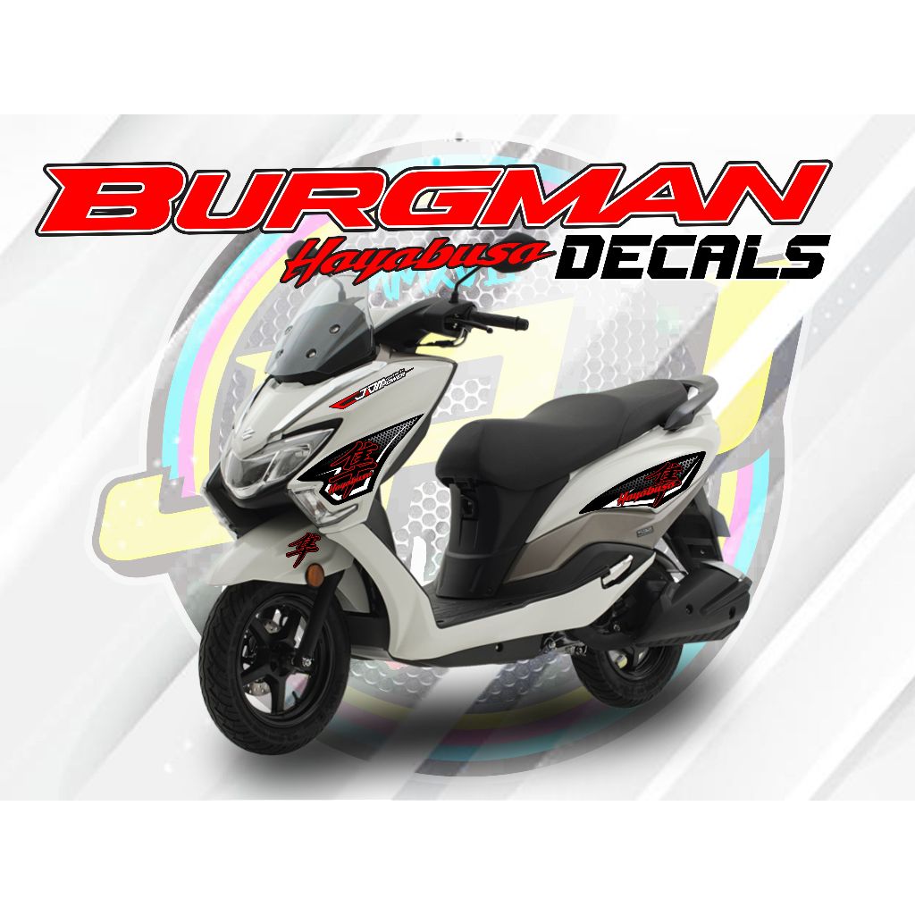 Burgman HAYABUSA Decals - High Quality Sticker | Shopee Philippines