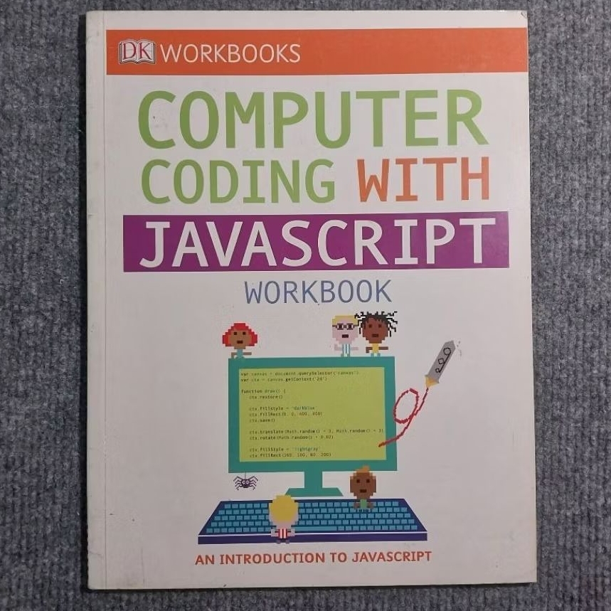 COMPUTER CODING WITH JAVASCRIPT WORKBOOK: DK Workbooks (An Introduction to Javascript) | Shopee ...