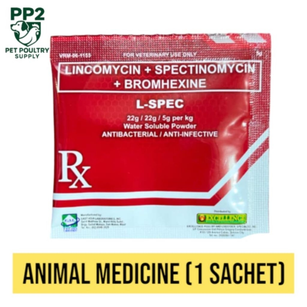 L-SPEC POWDER (1 SACHETx5g) EXCELLENCE FOR ANIMALS USE ONLY | Shopee ...