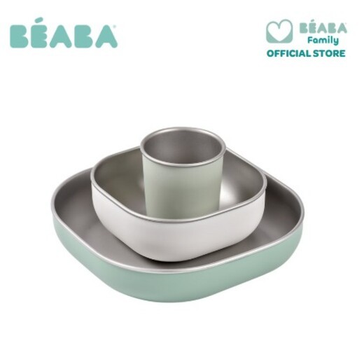 Beaba Stainless steel meal set | Shopee Philippines