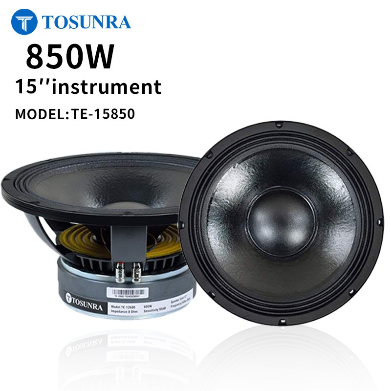 TOSUNRA TE-12/10/15/400W/600W/850W Dual magnet speaker 12 inches instruments subwoofer speaker ...