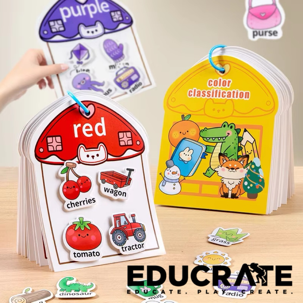 educratePH Color Classification Matching Flipbook | Shopee Philippines