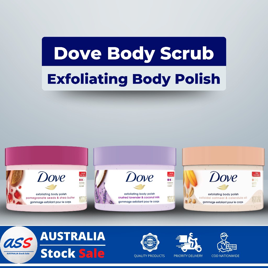 Dove Exfoliating Body Scrub (298g) | Shopee Philippines