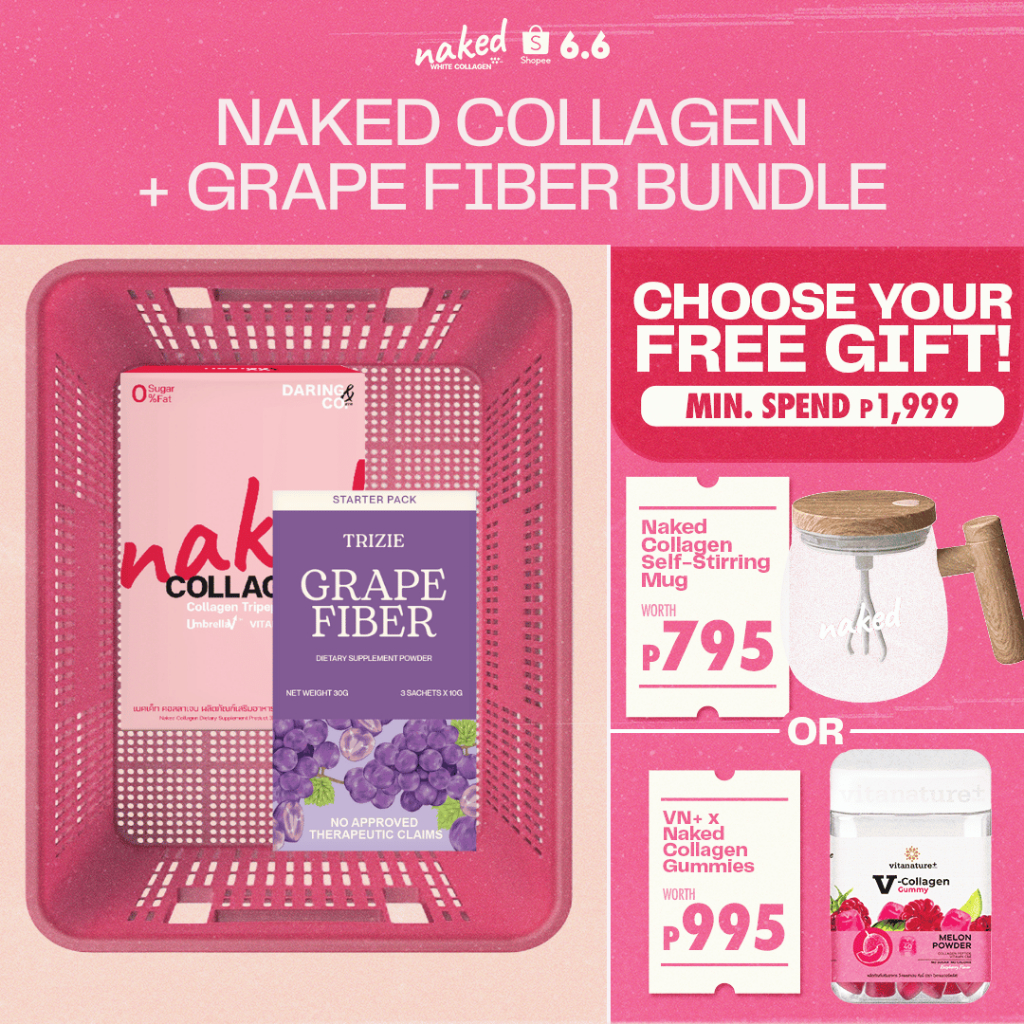 NEW TRIZIE Grape Fiber (3-day x 10g) and Naked Collagen (x12) [Fiber ...