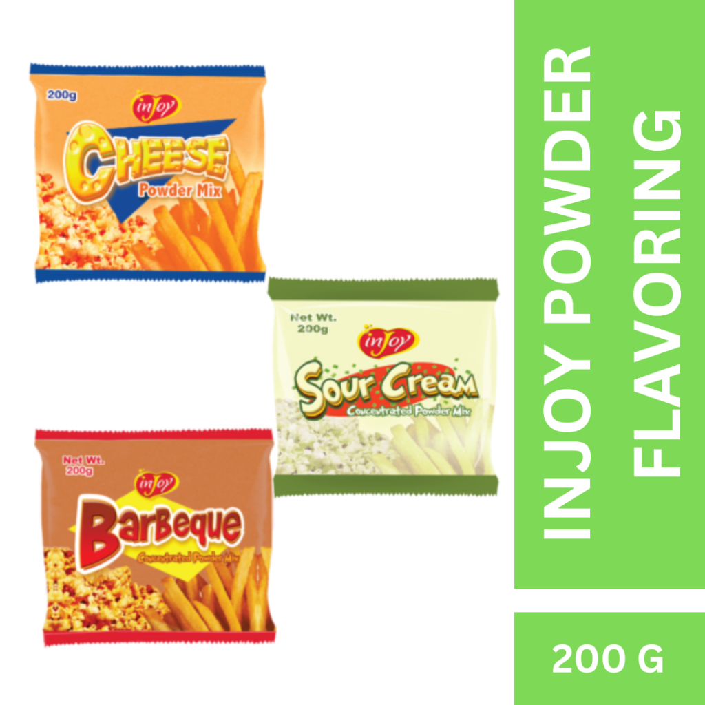 inJoy Fries and Popcorn Powder Flavoring CHEESE , SOUR CREAM , BBQ ...