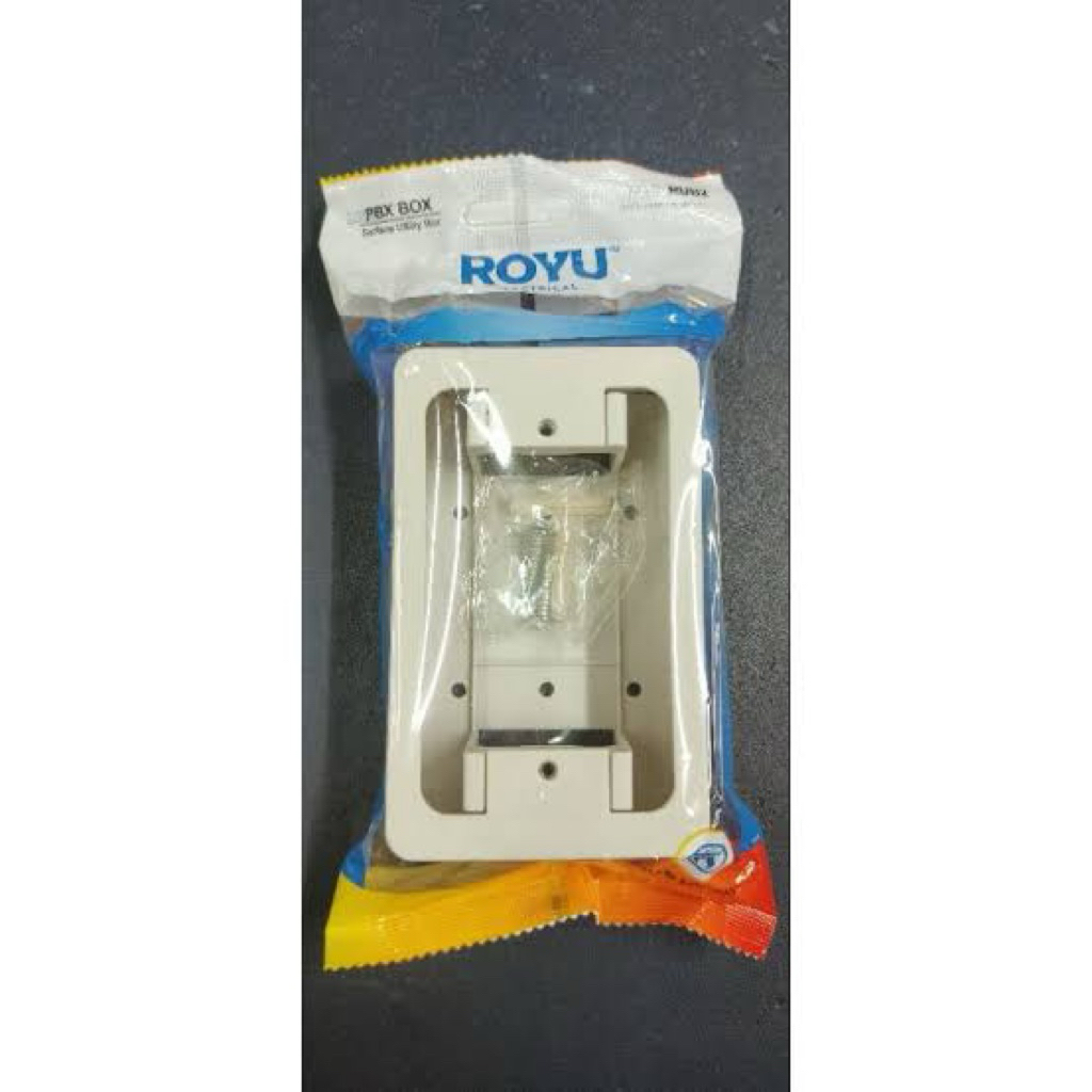 ROYU PVC AMCO BOX / SURFACE TYPE UTILITY BOX WITH SCREW | Shopee ...