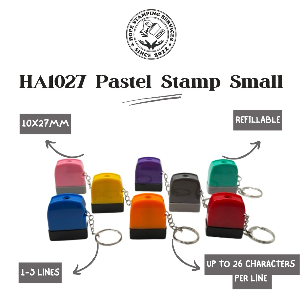 PASTEL STAMP PERSONALIZED SELF INKING | Shopee Philippines