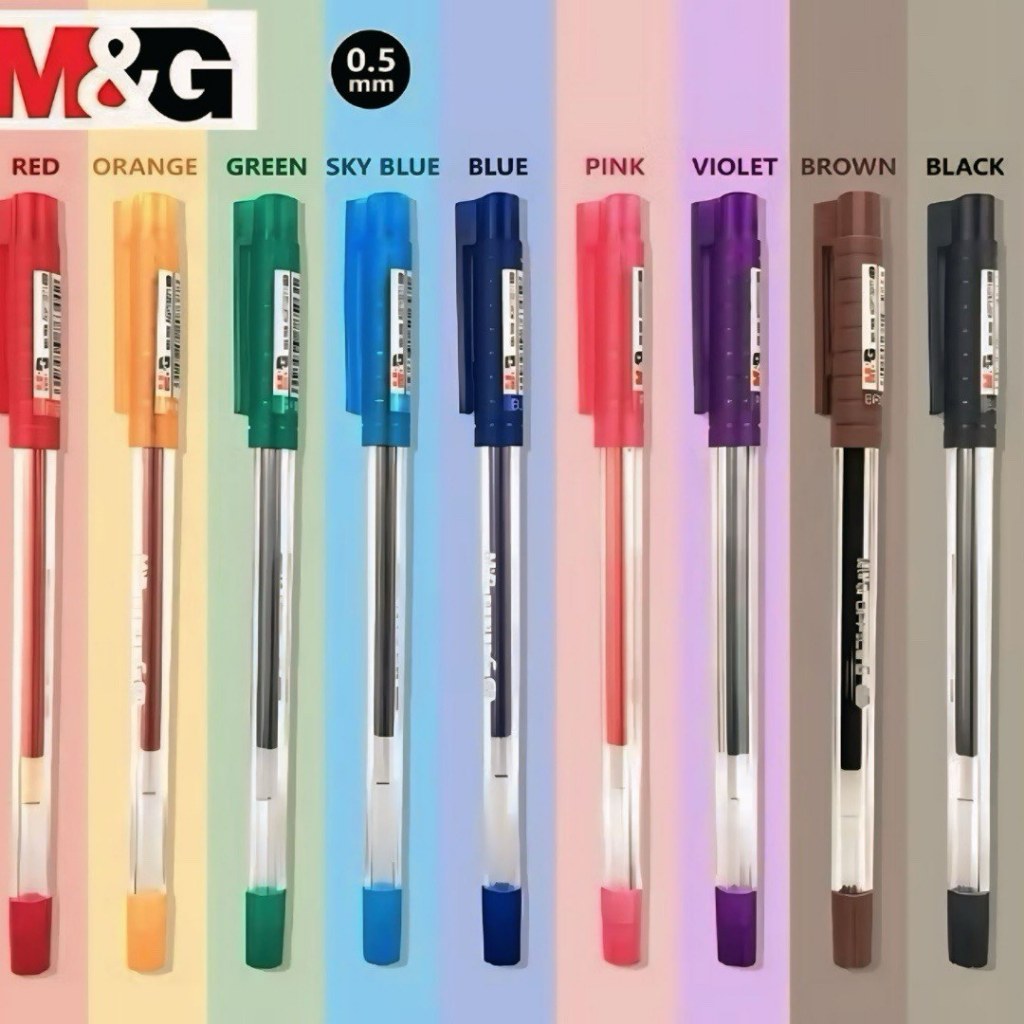 M&G Office-G Economic Stick Gel Pen 0.5mm (AGP13271) | Shopee Philippines