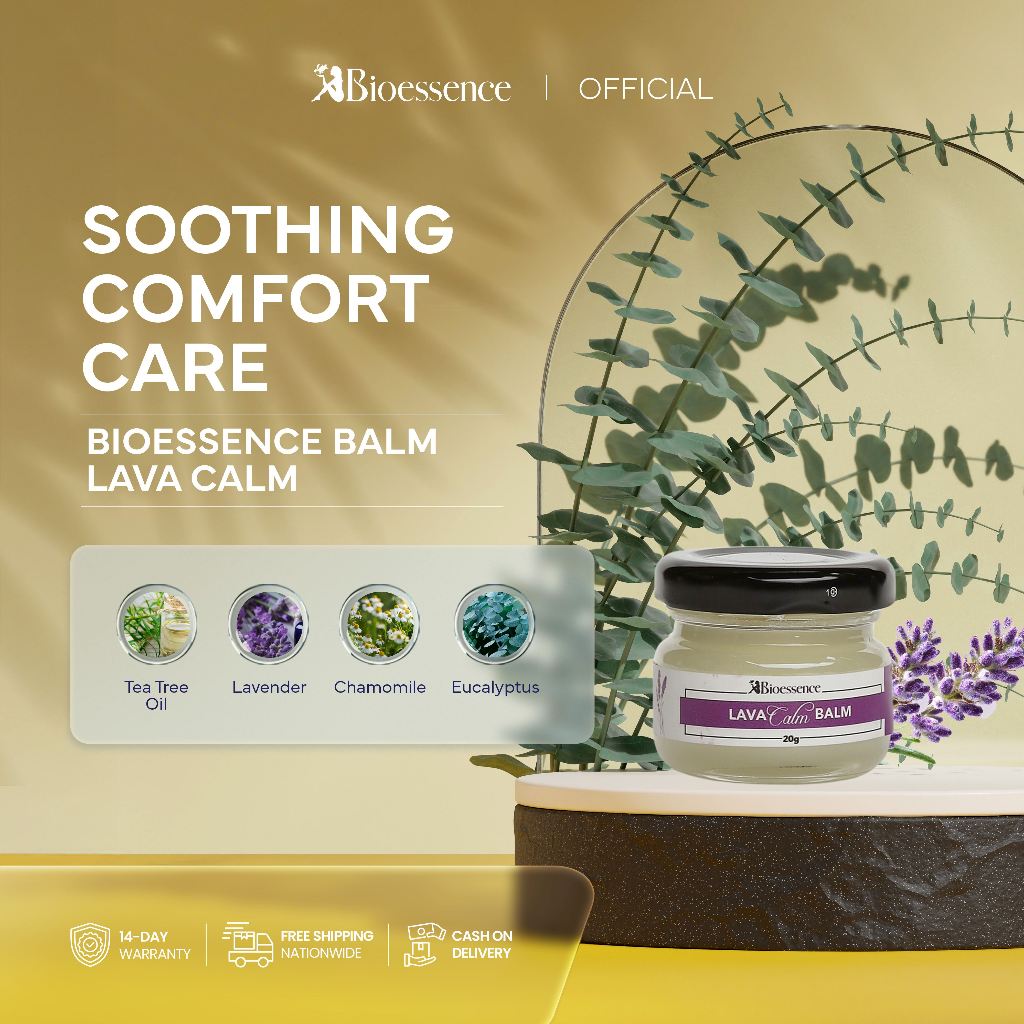 Bioessence Lava Calm Balm 20g – Calming Sleep Comfort | for better rest ...