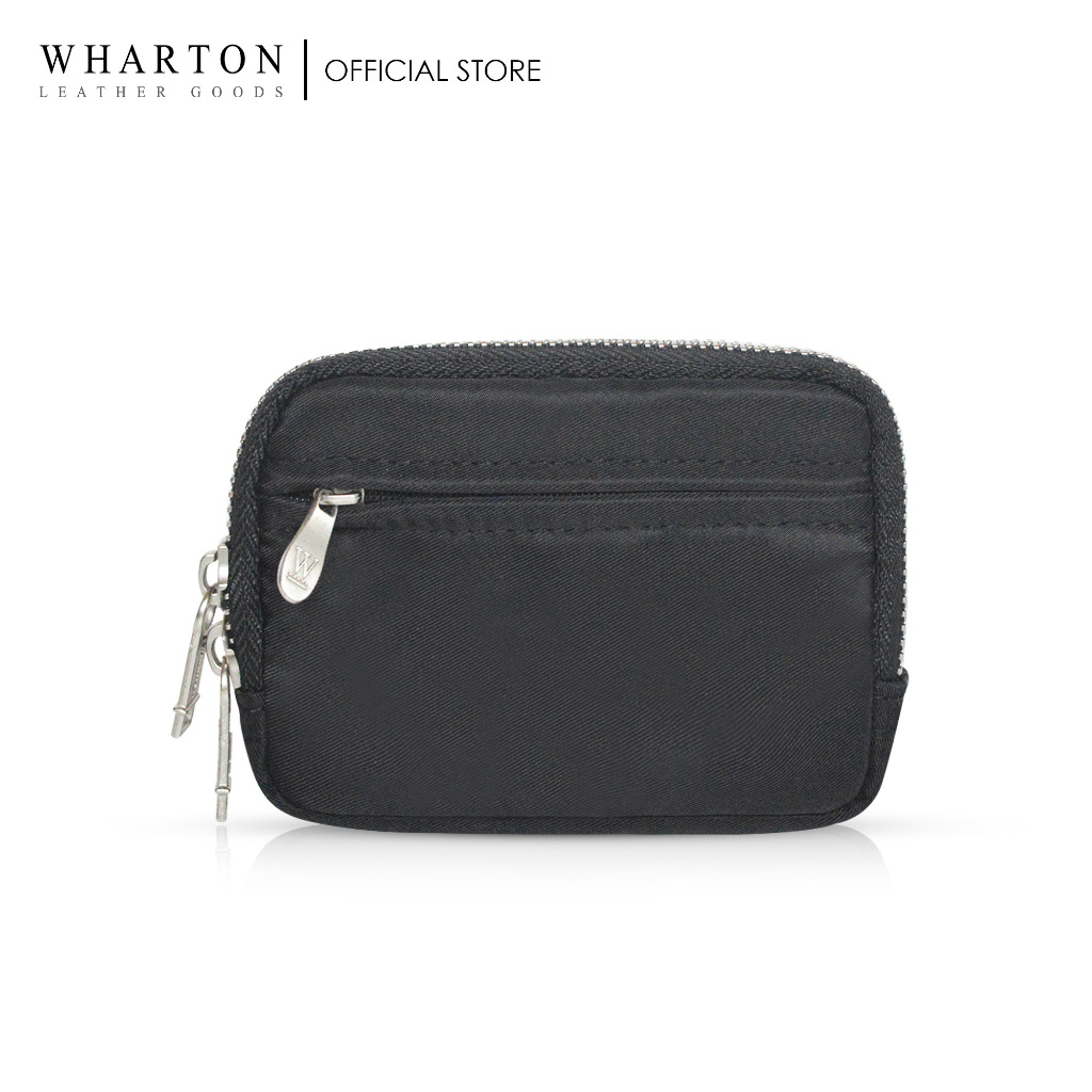 Wharton Oxford Cloth Coin Purse – Compact Zipper Wallet for Men ...
