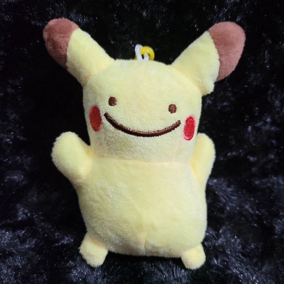 DITTO PIKACHU Mini Plush Doll with Clip 12cm – Cute Pokemon Plushie for ...