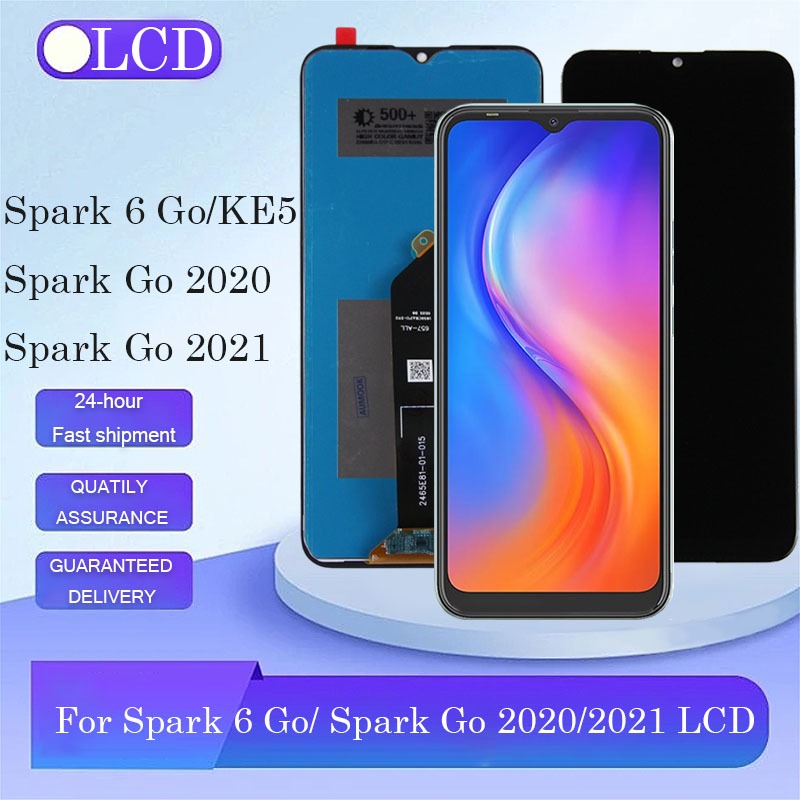 LCD For Tecno Spark 6 Go/KE5 /Spark Go 2020/2021 LCD Display Touch ...