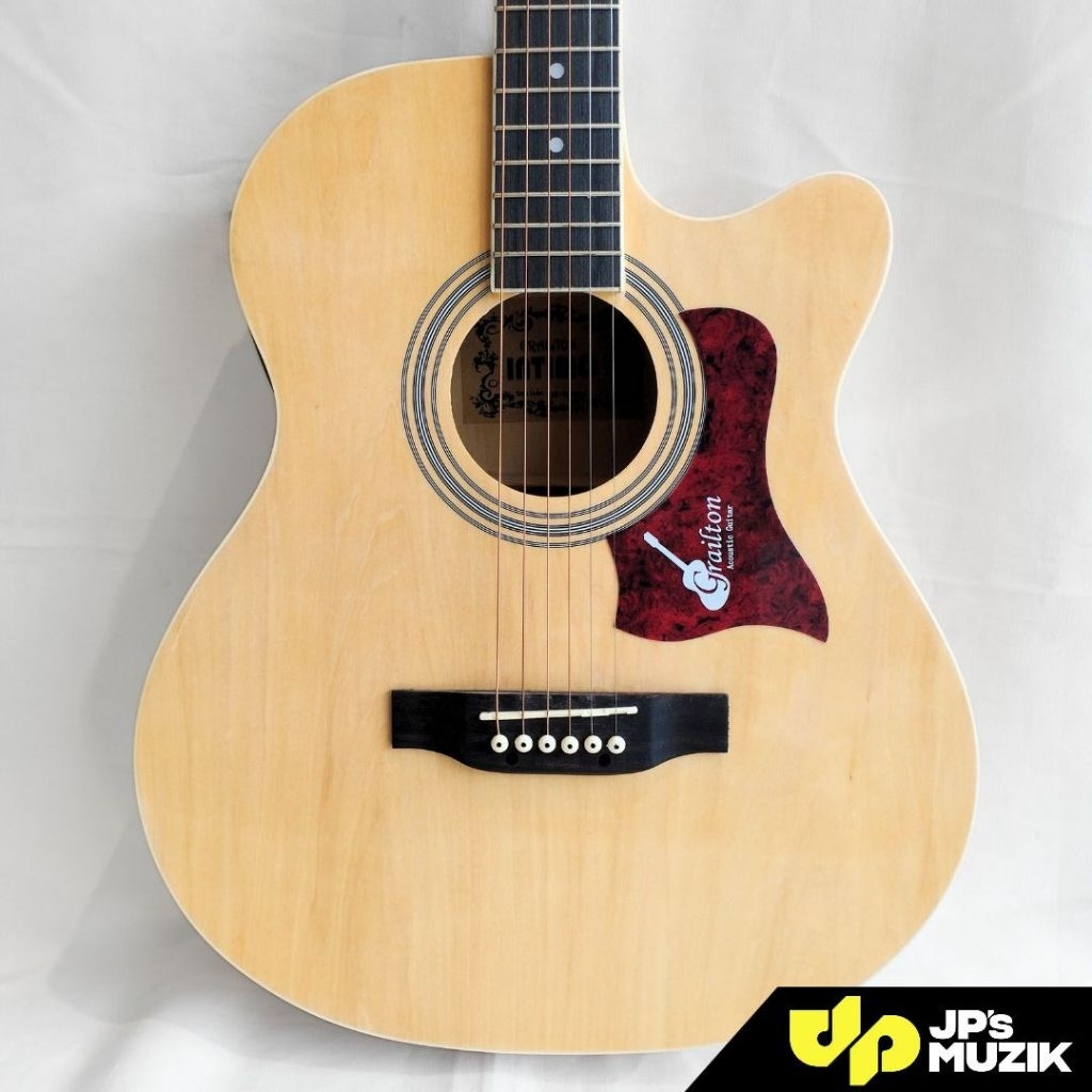 Acoustic Guitar Grailton AG92 with pick up and built-in tuner freebies ...