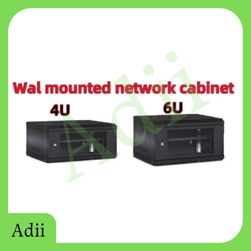 4U/6U Data Cabinet Network Cabinet Monitoring Weak box Computer Cabinet Empty Cabinet With Door ...