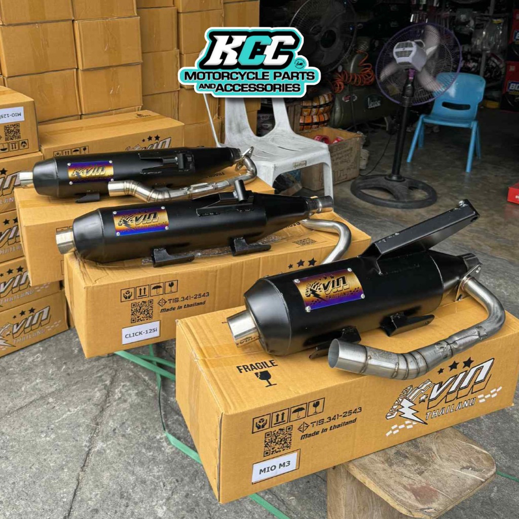 KVIN POWER PIPE BIG TIP CLICK V2&V3, BEAT V3, MIO SPORTY, MXI125 ...