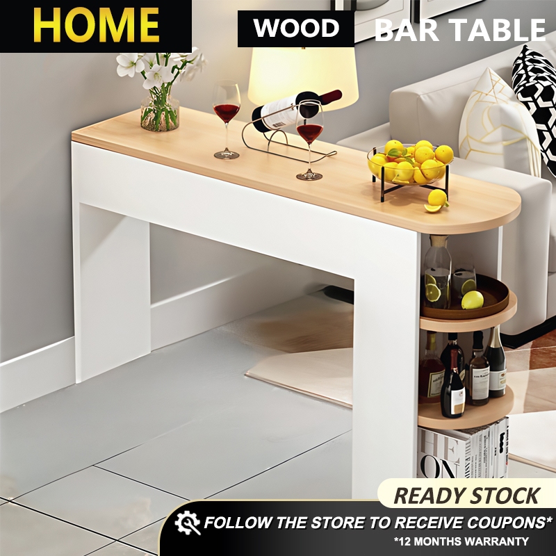 HOME FACTOR Nordic bar table side table bar cabinet wine cabinet high ...